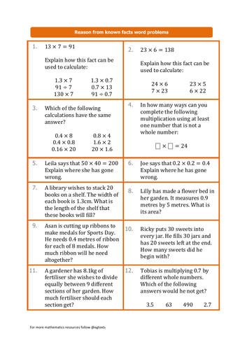 Number Year 6 Block 2 Week 6 Order of Operations | Teaching Resources