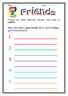 Friends - Worksheet | Teaching Resources