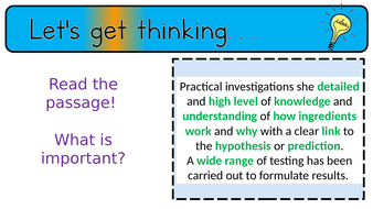 AQA GCSE Food Preparation & Nutrition Mock NEA 1 Section B ...