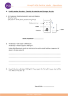 AQA - Physics Particle Model of Matter | Teaching Resources