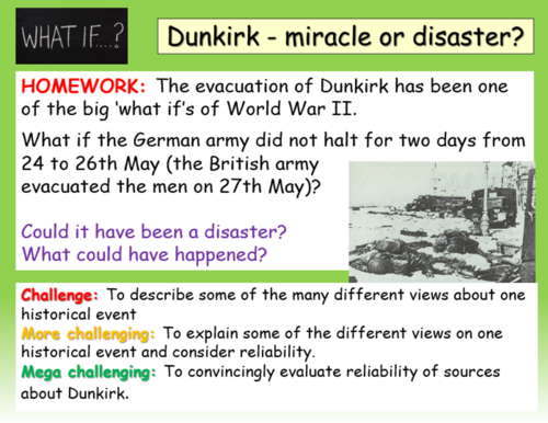Dunkirk | Teaching Resources
