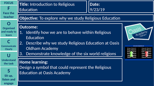 Introduction to Religious Education | Teaching Resources