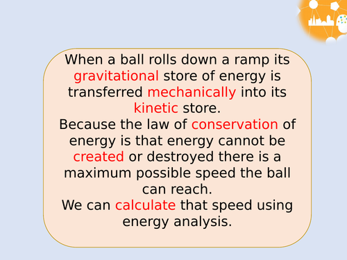 Gravitational Potential and Kinetic Energy Stores - Energy Analysis ...