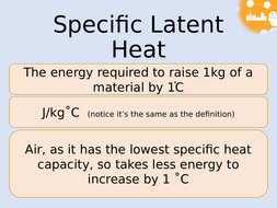 Specific Latent Heat - GCSE Physics and Combined Science | Teaching ...