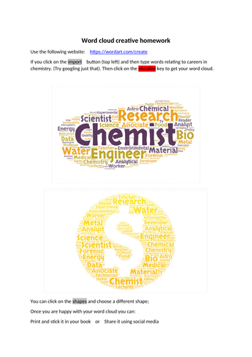 chemistry careers | Teaching Resources