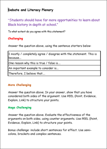 Black History Month | Teaching Resources