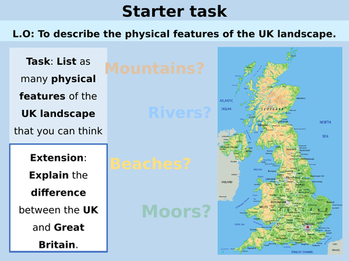 Introduction to UK Physical Landscapes - Coasts | Teaching Resources