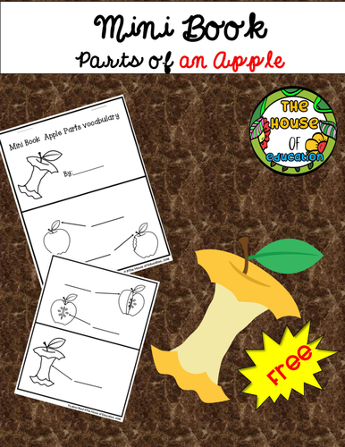 Parts Of An Apple Book For Kids