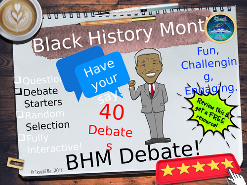 Black History Month Debate | Teaching Resources