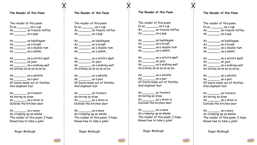 Year 4: Poetry - Image Poems (Week 1 of 2) | Teaching Resources