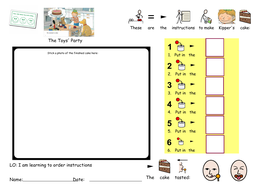 SEND Instructional Language EYFS Ofsted Outstanding Lesson symbolised ...