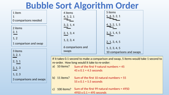 The Order of an Algorithm | Teaching Resources
