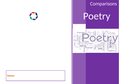 Revision Aid - WJEC/Eduqas Poetry Comparison Booklet | Teaching Resources