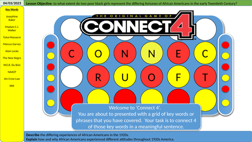 1920s America: Racial Tension | Teaching Resources