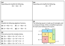 Expanding double brackets by cparkinson3 | Teaching Resources