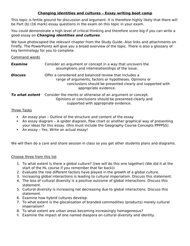 Human development and diversity - IB Diploma Geography HL core ...