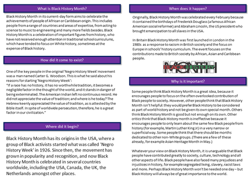 Black History Month | Teaching Resources