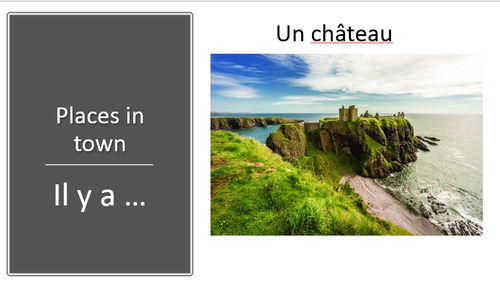 Places in town in French + aller à + articles à la, au, aux. Ma zone ...