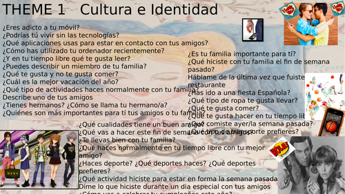 AQA GCSE Spanish - Speaking Exam - General Conversation Bank Questions ...