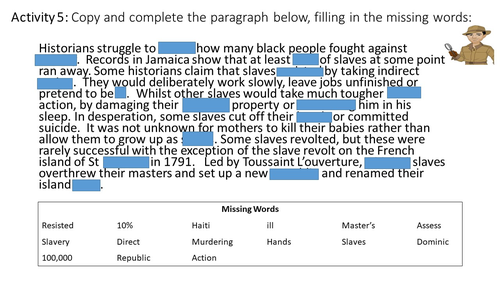 Slave Resistance | Teaching Resources
