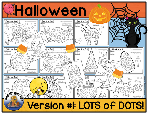Halloween Dot Dauber Set | Teaching Resources