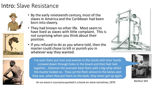 How sucessful was slave resistance? | Teaching Resources