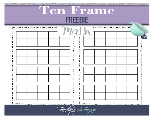 Ten Frame FREEBIE | Teaching Resources