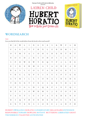 Hubert Horatio: How to Raise Your Grown-Ups Teaching Resources ...