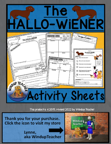 The HALLO-WiENER Activity Sheets Print and Go! | Teaching Resources