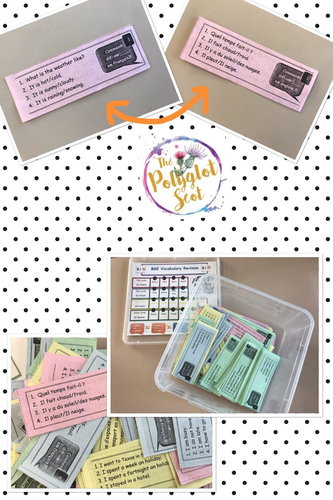 French/Spanish general revision flashcards | Teaching Resources