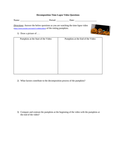 NGSS - Decomposition Unit Plan | Teaching Resources
