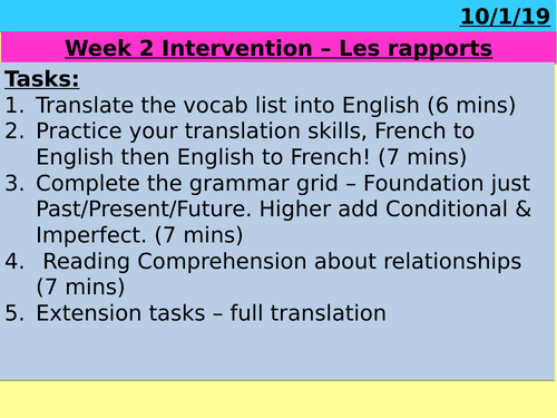 GCSE French Revision AQA | Teaching Resources GCSE French Revision AQA | Teaching Resources