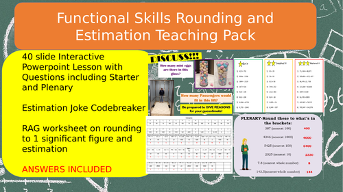 Functional Skills Maths- Rounding and Estimation | Teaching Resources
