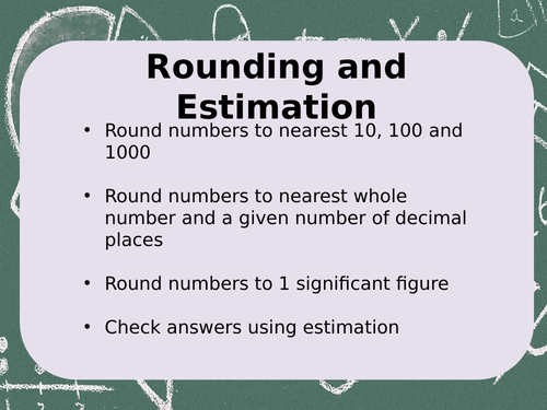 Functional Skills Maths- Rounding and Estimation | Teaching Resources
