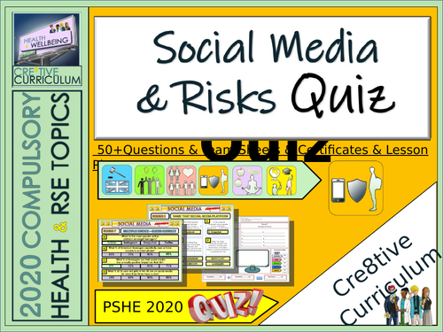 Social media + Online Safety Quiz | Teaching Resources