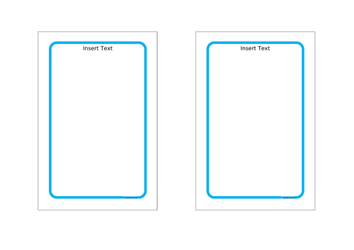 Tolsby frame template | Teaching Resources