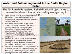AQA GCSE Managing desertification | Teaching Resources