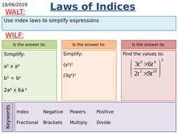 KS3/KS4 Maths: Indices | Teaching Resources