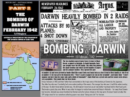 THE JAPANESE BOMBING OF DARWIN -FEBRUARY 19 1942 | Teaching Resources