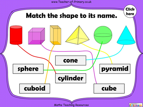 3D Shapes - Year 1 | Teaching Resources
