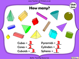 3D Shapes - Year 1 | Teaching Resources