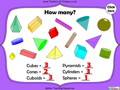 3D Shapes - Year 1 | Teaching Resources