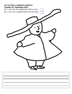 HALIBUT JACKSON WRITING FRAMES! | Teaching Resources