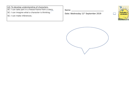 HALIBUT JACKSON WRITING FRAMES! | Teaching Resources