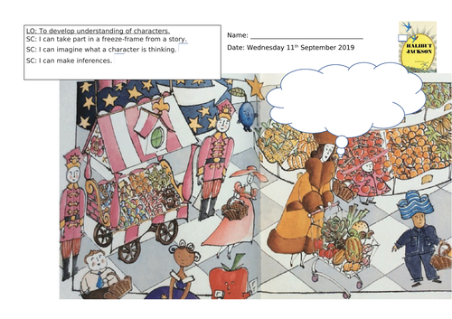 HALIBUT JACKSON WRITING FRAMES! | Teaching Resources