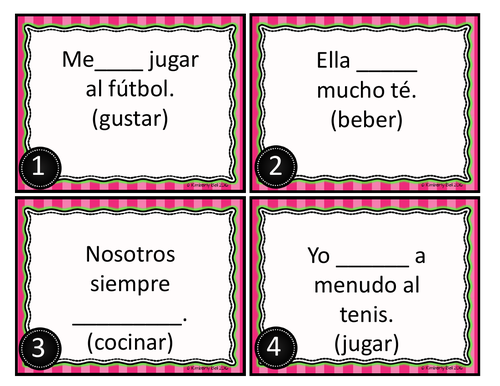 Spanish Imperfect Task Cards: Includes Regular and Irregular Verbs ...