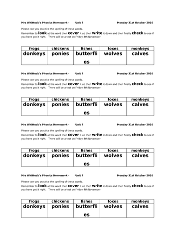 Year 3 Spelling Planning | Teaching Resources