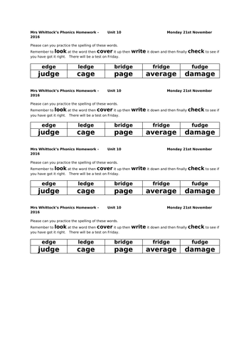Year 3 Spelling Planning | Teaching Resources
