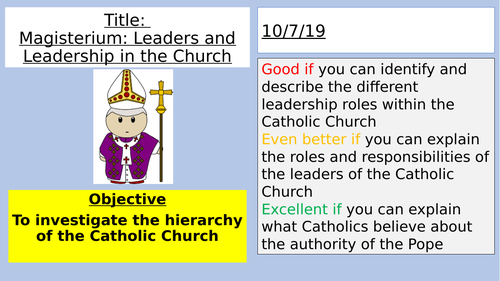 Leadership and leaders of Catholic Church | Teaching Resources