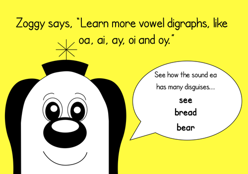Phonics And Spelling Practice: Learn Vowel Digraphs Like OA, AI, AY, OI ...